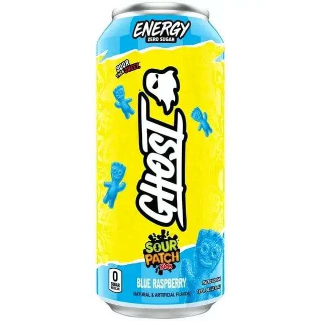 GHOST ENERGY Blue Raspberry: Zero Sugar Energy Drink
